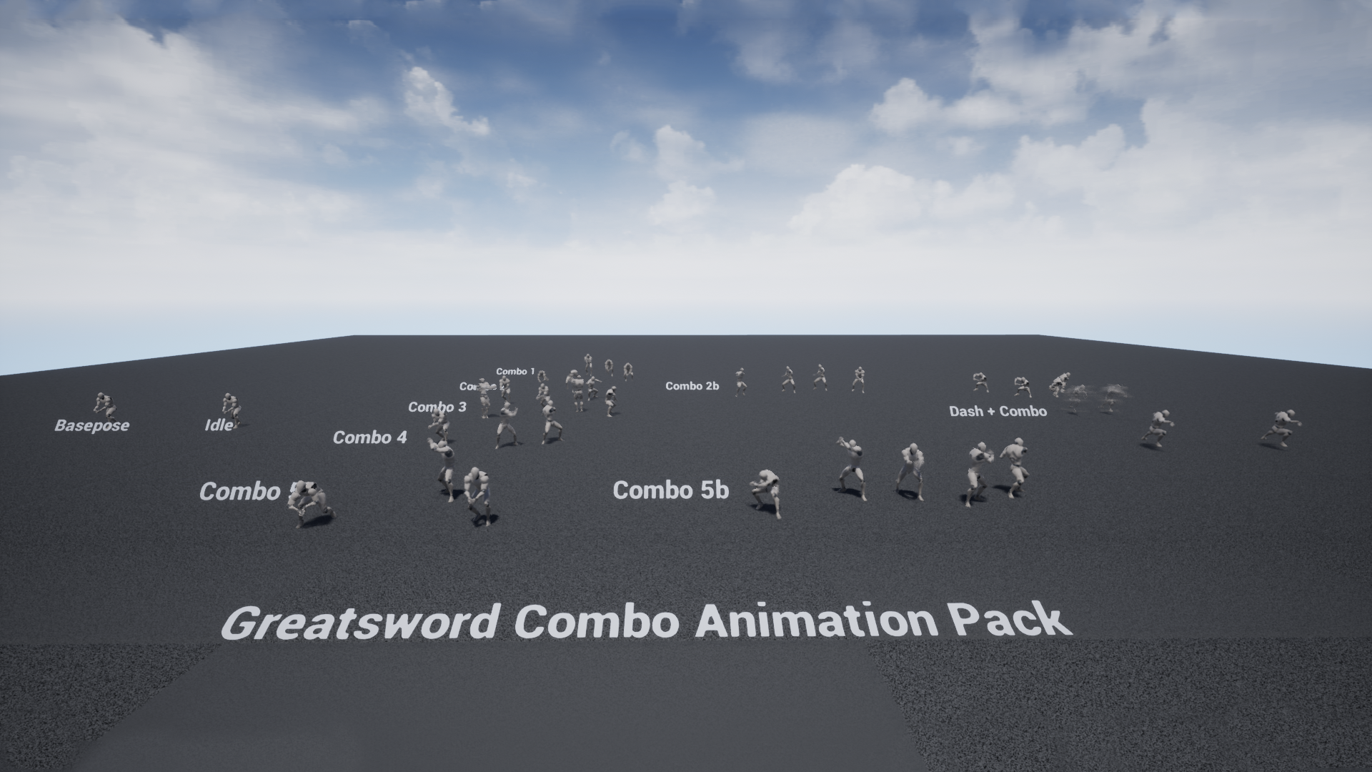 Greatsword Combo Animation Pack